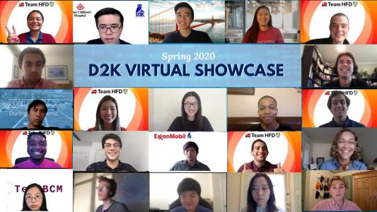 Rice D2K Lab Transitions Showcase to a Live, Interactive Virtual Experience | Data to Knowledge ...